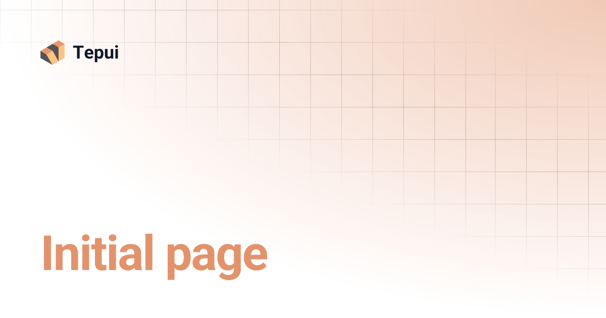 Initial page | Tepui